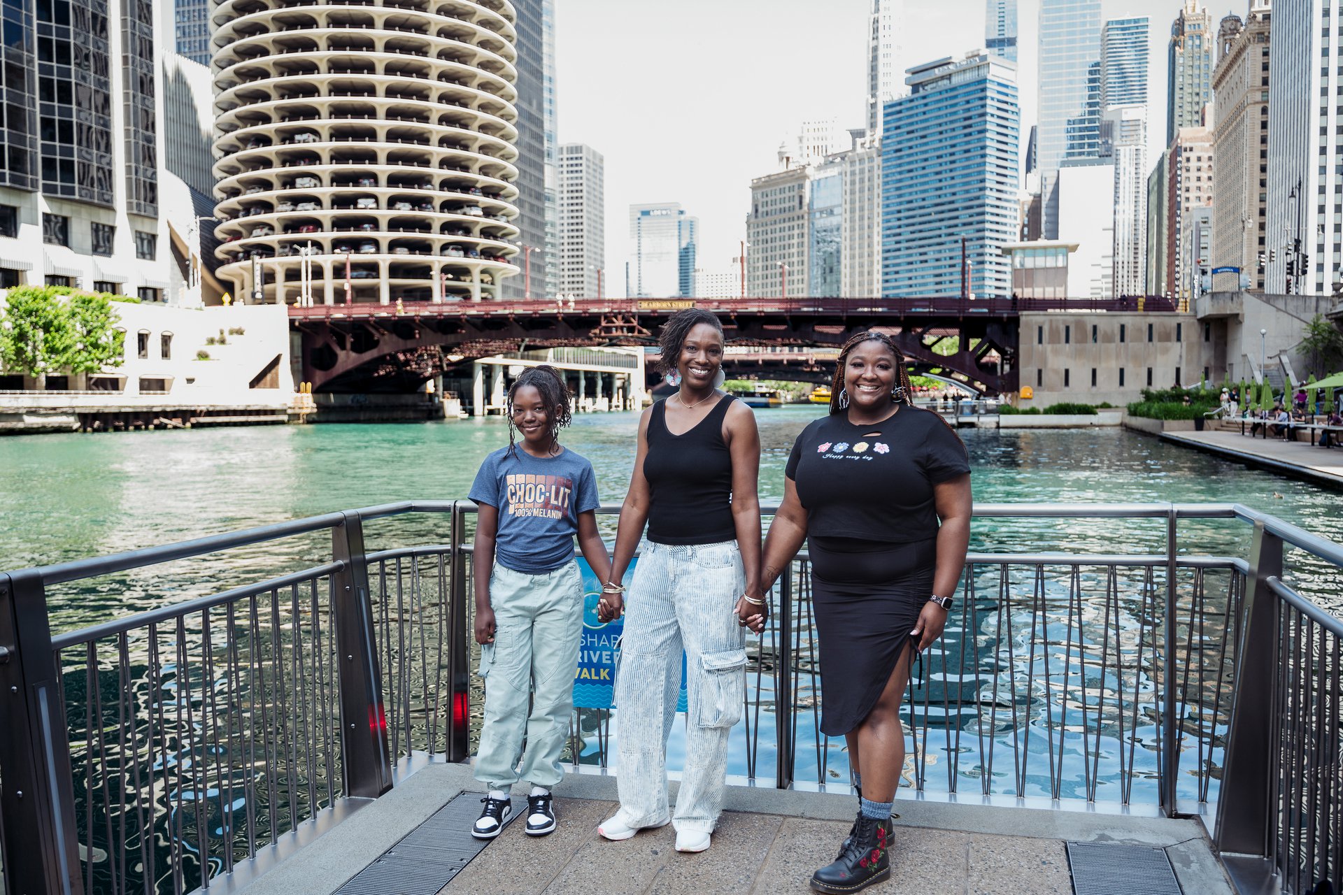 Chicago Riverwalk Photoshoot in Chicago, US