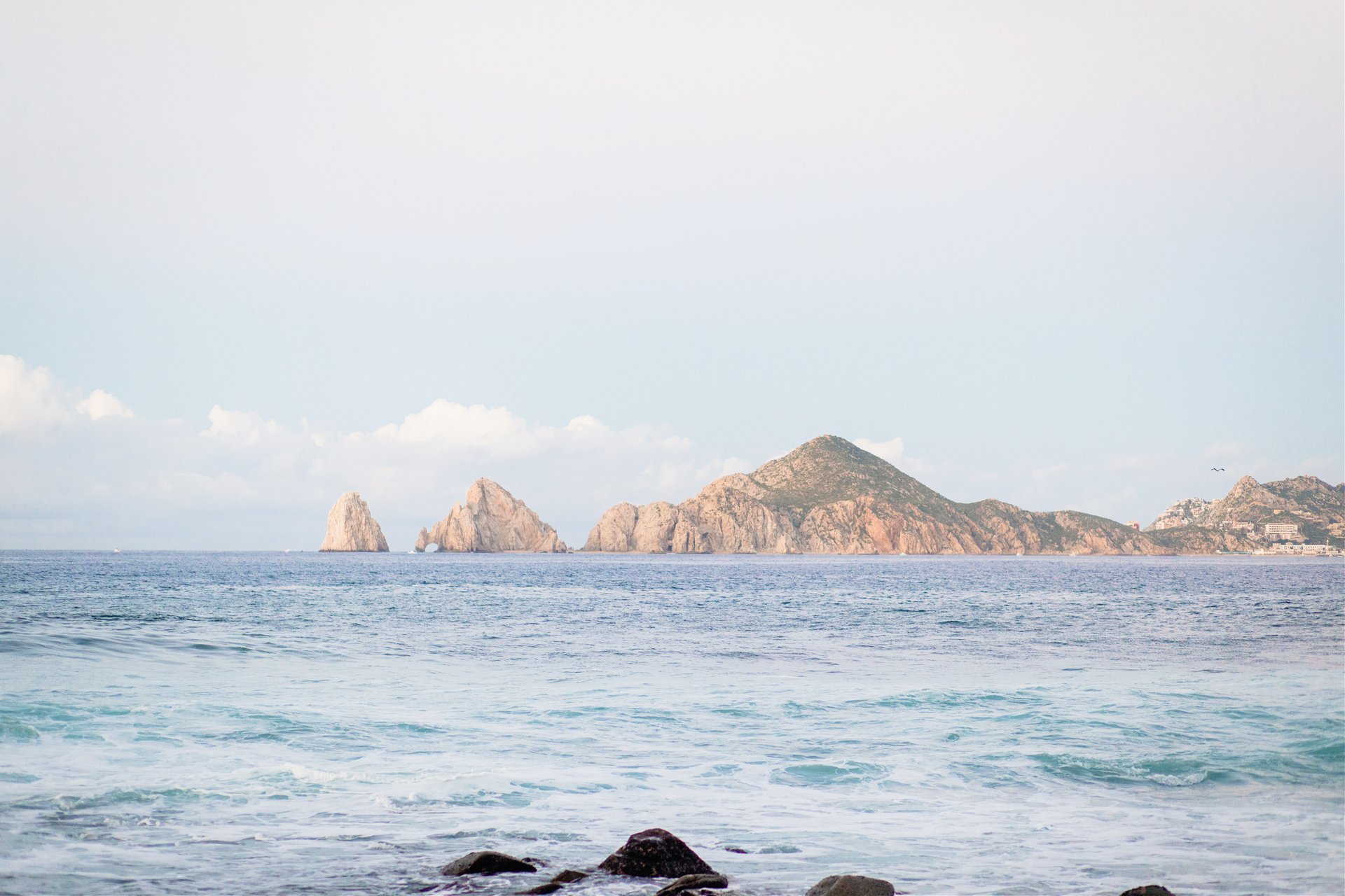 Monumentos Beach in front of The Cape Hotel, Cabo San Lucas ...