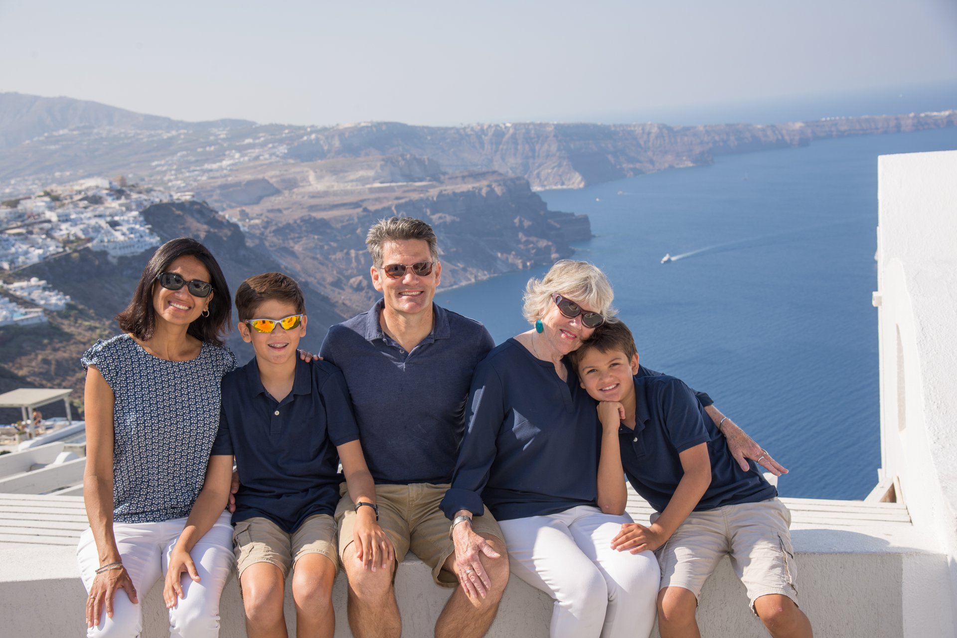 Family Trip to Santorini, Greece